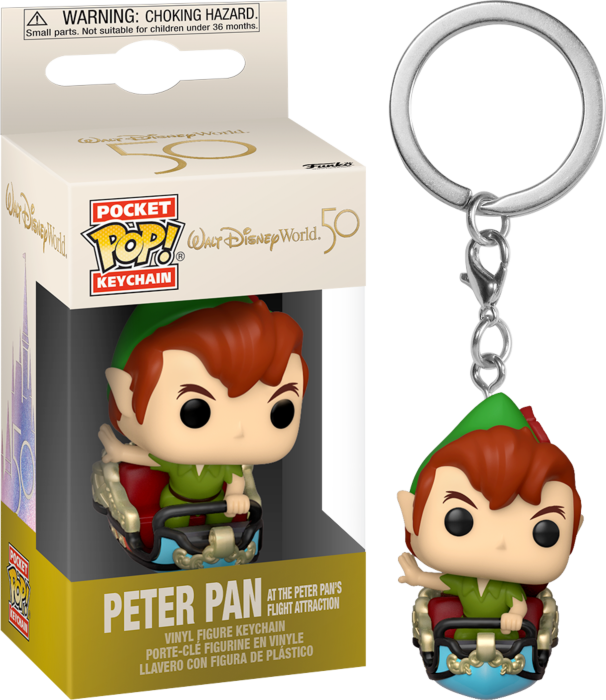 DISNEY - Pocket Pop Keychains - WDW50 - Peter Pan : ShopForGeek.com ...