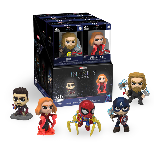 MARVEL - Infinity Saga - Vinyl Figures (BOX 12 Figures) : ShopForGeek ...