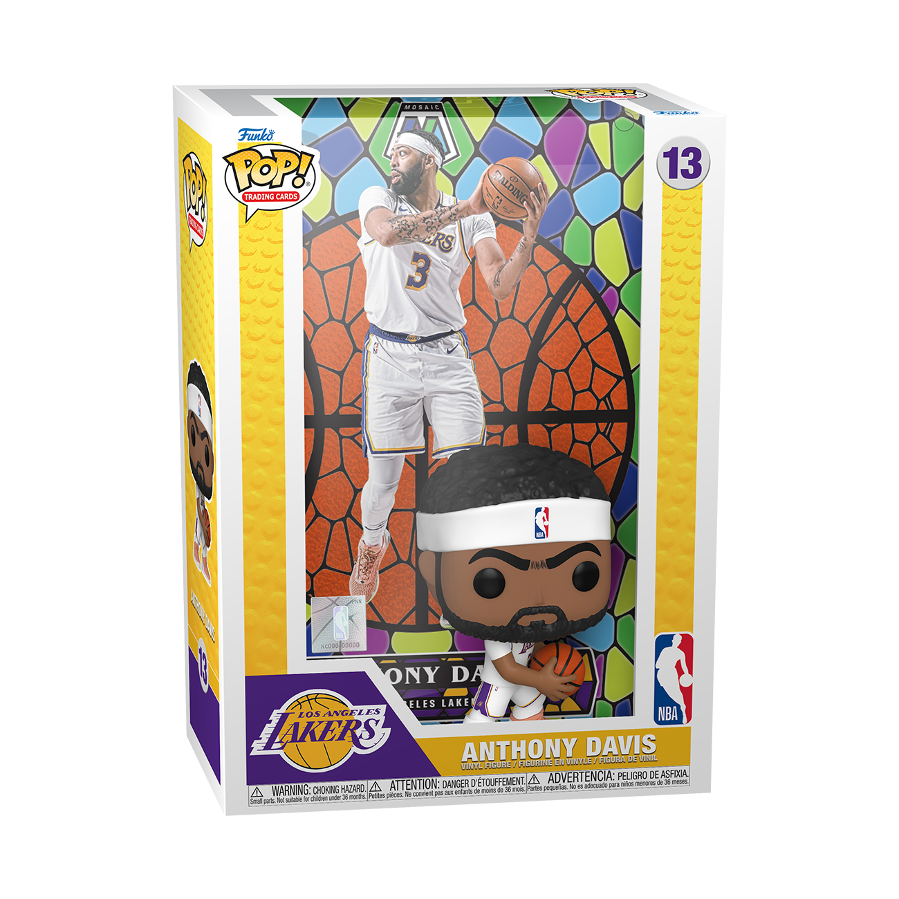 NBA - POP Trading Cards N° 13 - Anthony Davis (Mosaic) : ShopForGeek ...