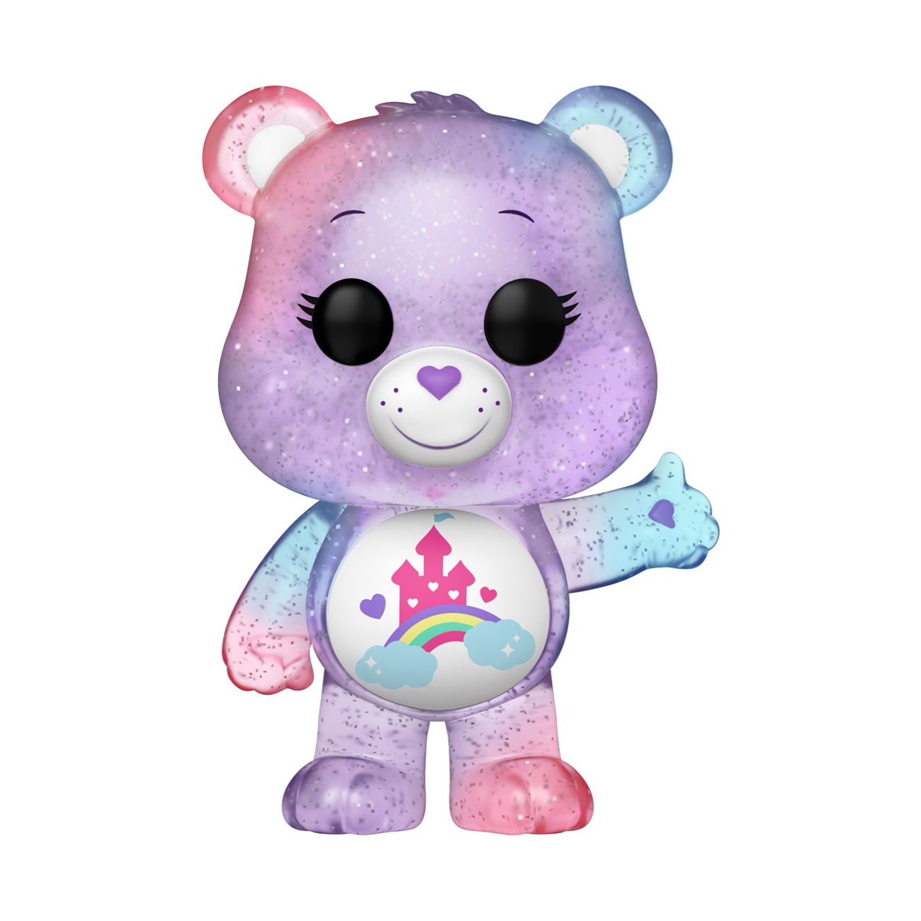 CARE BEARS - POP N° 1205 - 40th Ann. - Care-a-Lot Bear w/ (TRL)(GL)CH ...