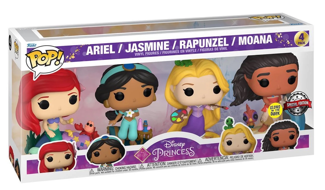 DISNEY - POP - Ultimate Princess 4 PACK Sp. Edition : ShopForGeek.com ...