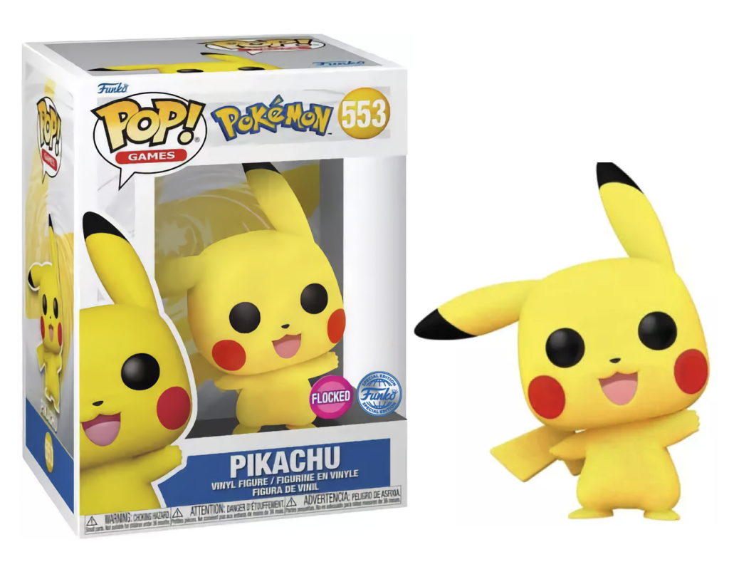 POKEMON - POP N° 553 - Pikachu Waving Flocked : ShopForGeek.com ...