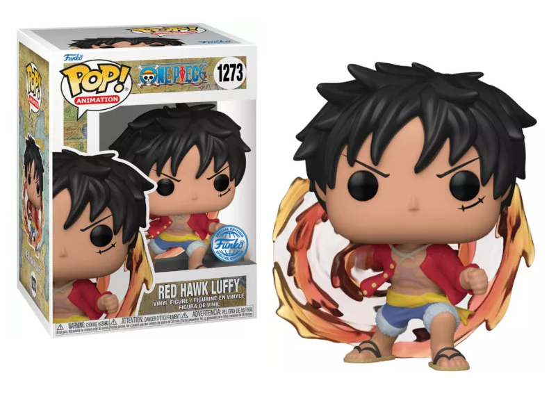 ONE PIECE - POP Animation N° 1273 - Red Hawk Luffy avec (GW) Chase ...