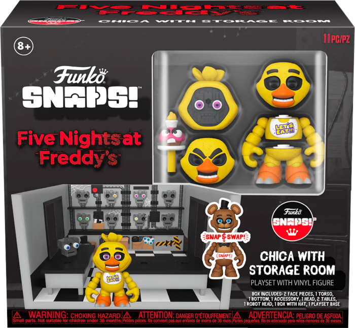 FNAF - Storage Room w/ Chica - Snap Playset Funko : ShopForGeek.com ...