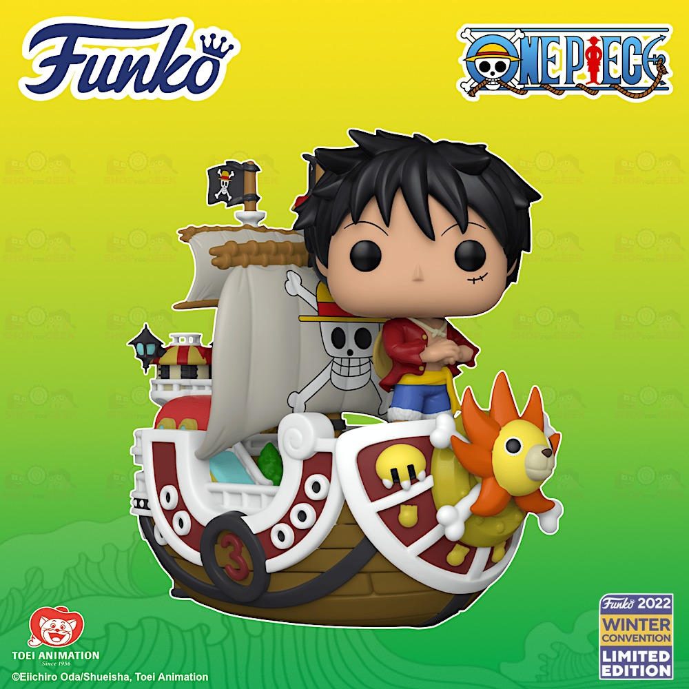 ONE PIECE - POP Ride N°114 - Luffy avec Thousand Sunny "Winter Conv ...