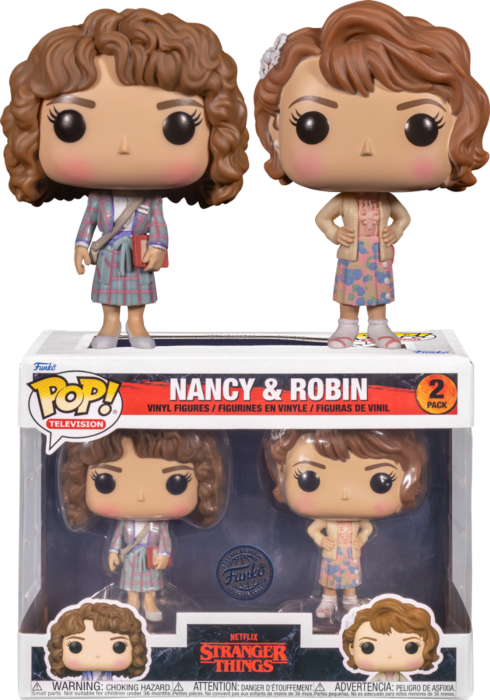 STRANGER THINGS S4 - POP TV 2 Pack - Nancy & Robin : ShopForGeek.com ...