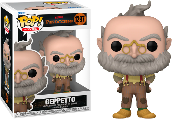 PINOCCHIO NETFLIX - POP Movies N° 1297 - Geppetto : ShopForGeek.com ...
