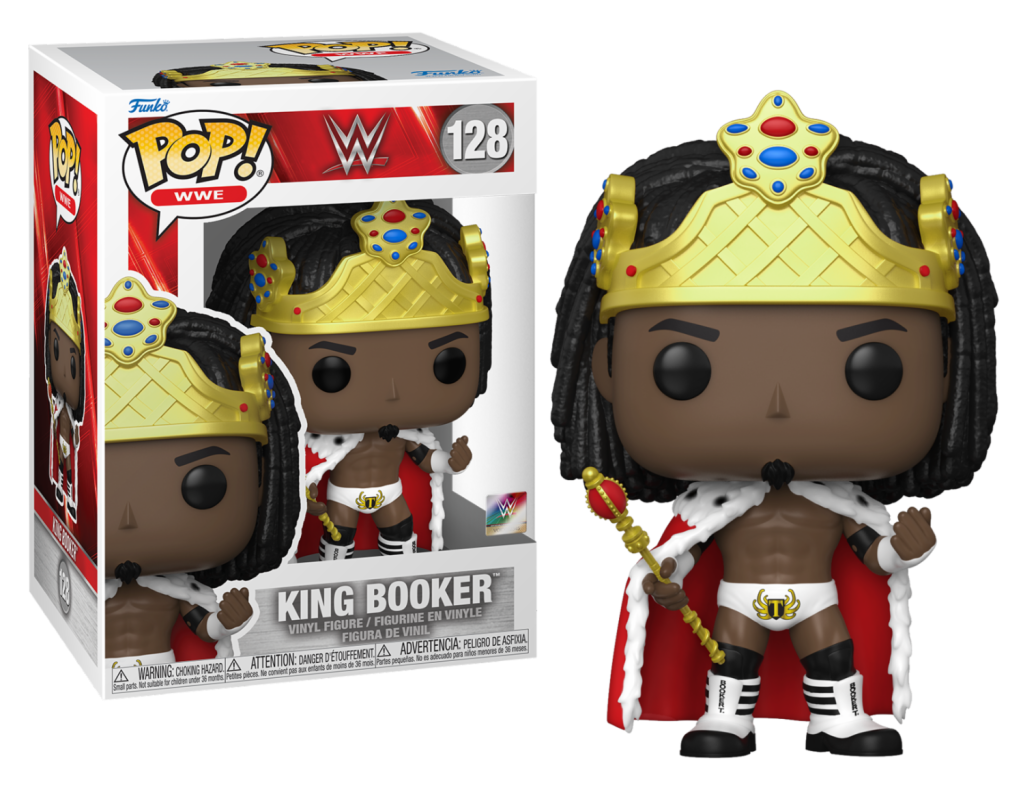 WWE - POP N° 128 - King Booker : ShopForGeek.com: Bobble Head POP Funko WWE