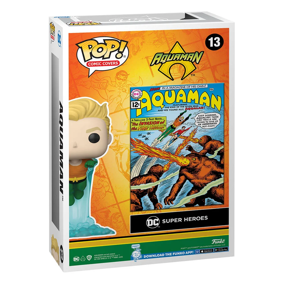 DC - POP Comic Cover N° 13 - Aquaman : ShopForGeek.com: Bobble Head POP ...