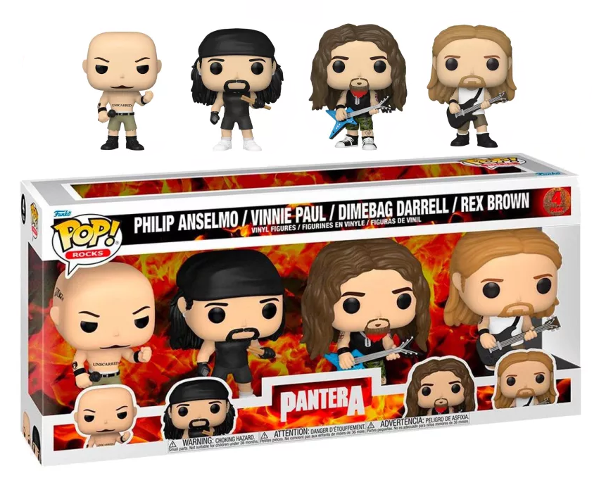MUSIC - POP Rocks - Pantera - Pack 4 : ShopForGeek.com: Bobble Head POP ...