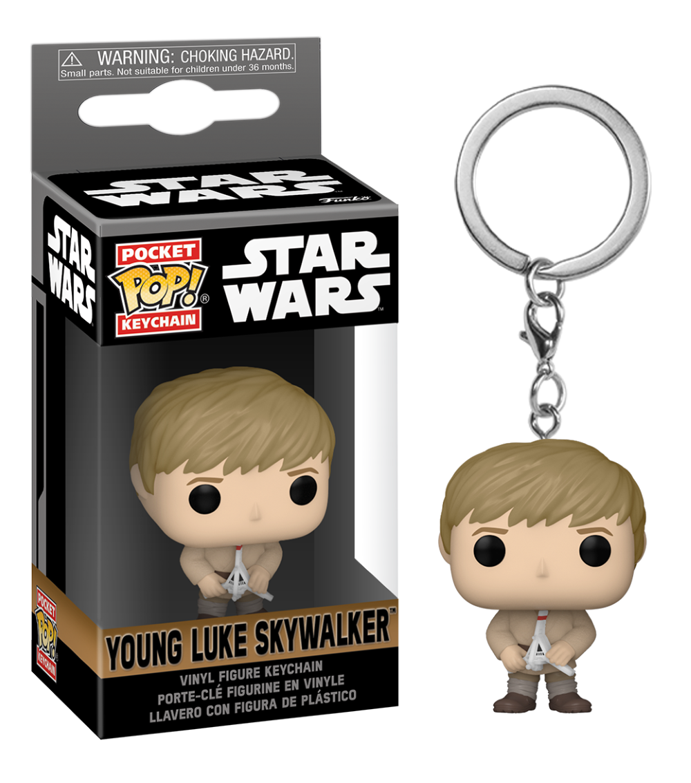 STAR WARS OBI-WAN KENOBI -Pocket Pop Keychains -Luke Skywalker "Young ...