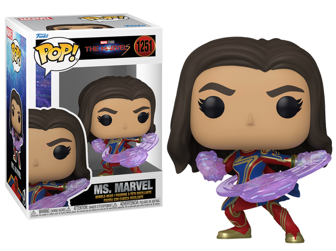 THE MARVELS - POP N° 1251 - Miss Marvel : ShopForGeek.com: Bobble Head ...