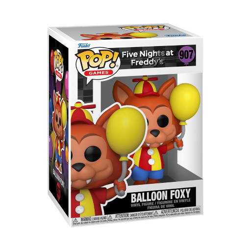 FNAF SECURITY BREACH - POP Games N° 907 - Balloon Foxy : ShopForGeek ...