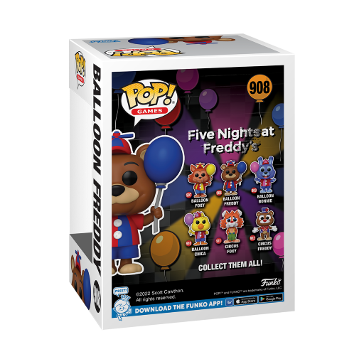 FNAF SECURITY BREACH - POP Games N° 908 - Balloon Freddy : ShopForGeek ...