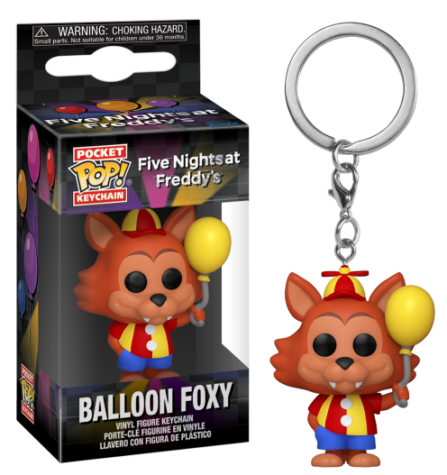 FNAF SECURITY BREACH - Pocket Pop Keychains - Balloon Foxy ...