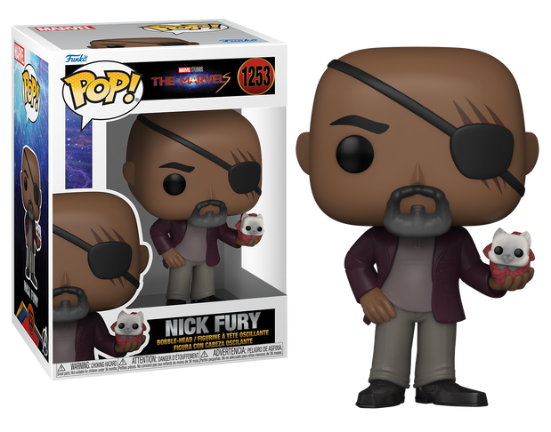THE MARVELS - POP N° 1253 - Nick Fury : ShopForGeek.com: Bobble Head ...