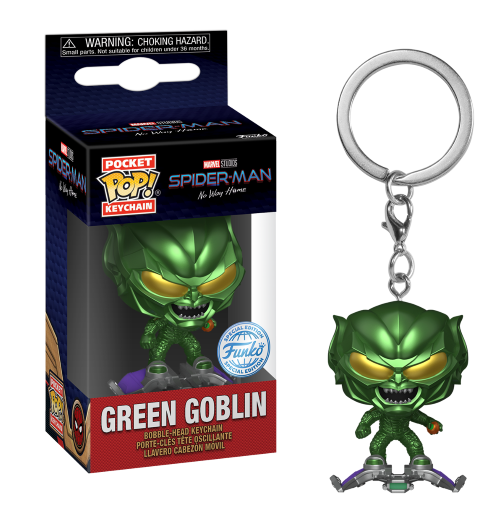 SPIDER-MAN NO WAY HOME - Pocket Pop Keychains - Bouffon Vert w/ BMB : ShopForGeek.com: Porte ...