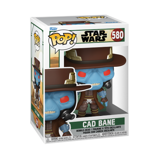 BOOK OF BOBA FETT - POP N° 580 - Cad Bane : ShopForGeek.com: Bobble ...