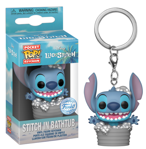 DISNEY - Pocket Pop Keychains - Stitch in Bathtub : ShopForGeek.com ...
