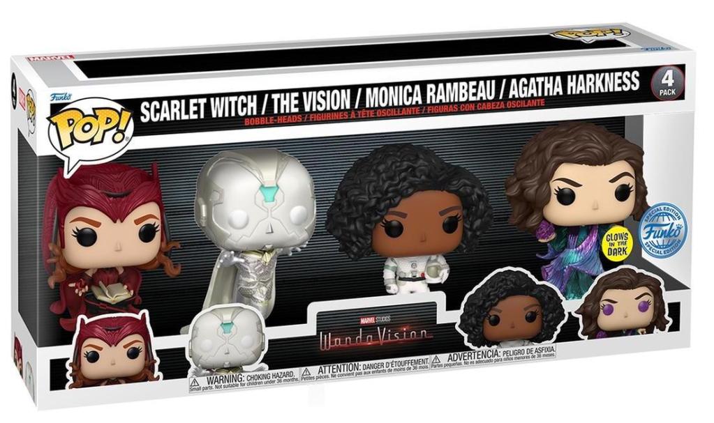 MARVEL - POP - WandaVision 4 PACK Sp. Edition : ShopForGeek.com: Bobble ...