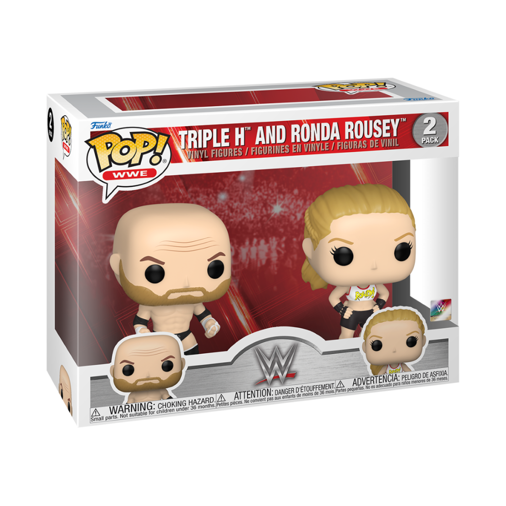 WWE - POP 2 Pack - Triple H and Ronda Rousey : ShopForGeek.com: Bobble ...