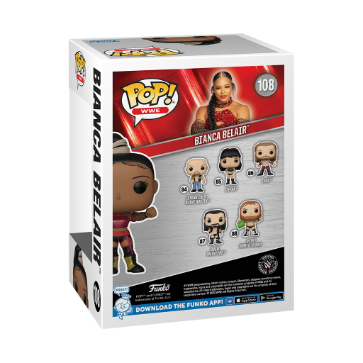 WWE - POP N° 108 - Bianca Belair WM38 (MT) : ShopForGeek.com: Bobble ...