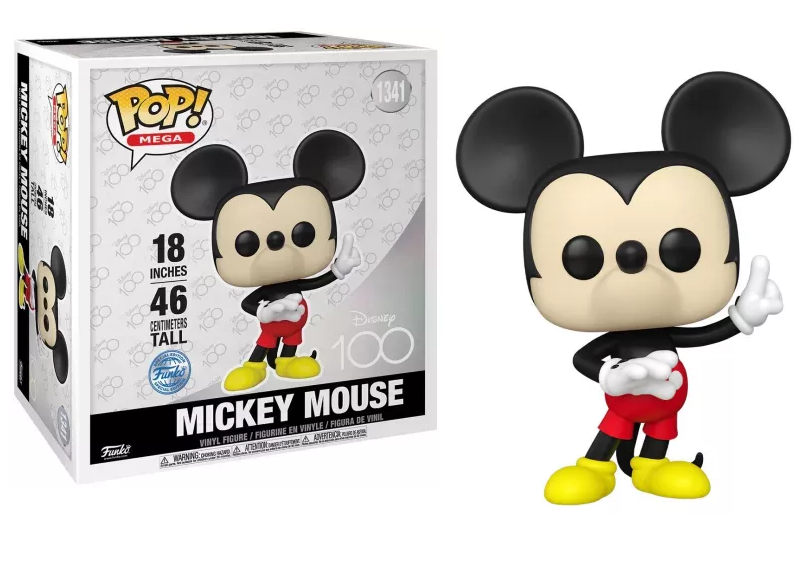 DISNEY 100 - POP Mega N° 1341 - Mickey Mouse : ShopForGeek.com: Bobble ...