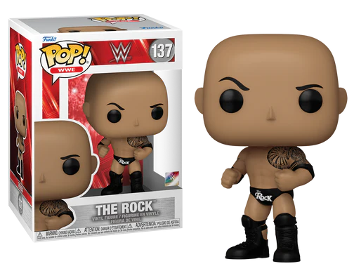 WWE - POP N° 137 - The Rock (Final) : ShopForGeek.com: Bobble Head POP ...