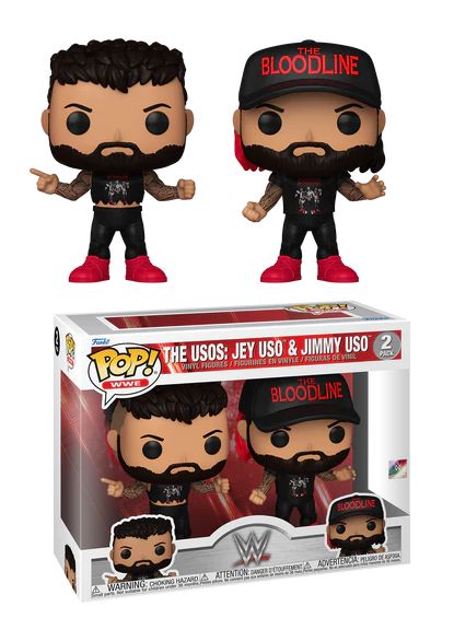 WWE - POP Wwe - 2 Pack Uso Brothers : ShopForGeek.com: Bobble Head POP ...