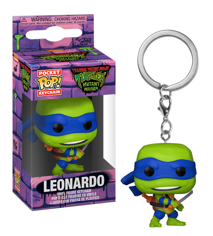 TEENAGE MUTANT NINJA TURTLES MAYHEM - Pocket Pop Keychains - Leonardo ...