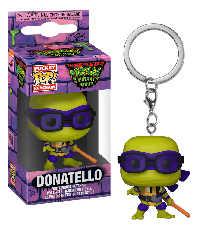 TEENAGE MUTANT NINJA TURTLES MAYHEM - Pocket Pop Keychains - Donatello ...