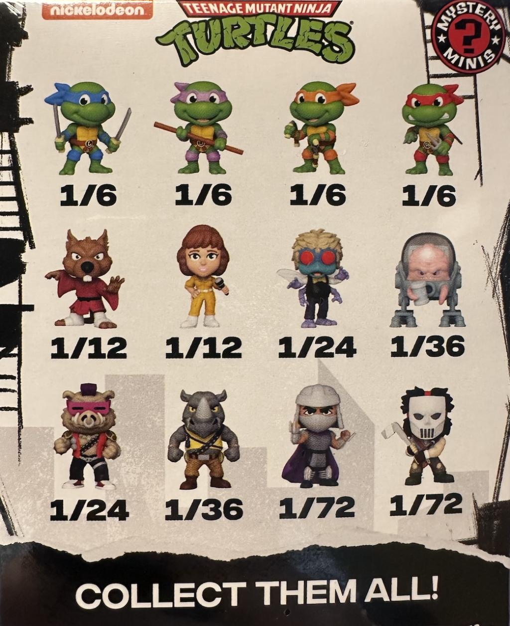 TEENAGE MUTANT NINJA TURTLES - Mystery Minis (BOX 12 Figurines ...