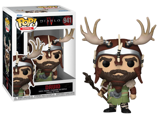 DIABLO 4 - POP Games N° 941 - Druid : ShopForGeek.com: Cabezón POP ...