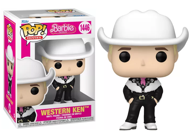 BARBIE - POP Movies N° 1446 - Western Ken : ShopForGeek.com: Bobble ...