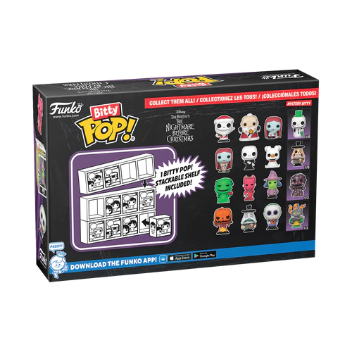 NBX - Bitty Pop 4 Pack 2.5cm - Oogie Boogie : ShopForGeek.com: Bobble ...