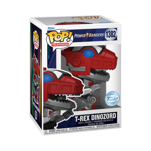 POWER RANGERS 30 ans - POP TV N° 1382 - T-Red Dinozord : ShopForGeek ...