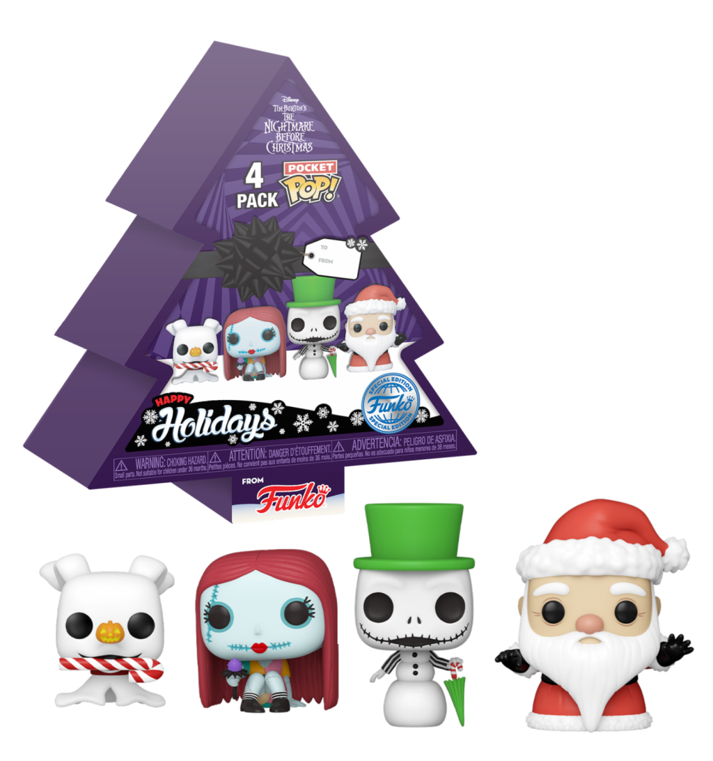 NBX - Pocket Pop Keychains 4 Pack- Tree Holiday : ShopForGeek.com ...