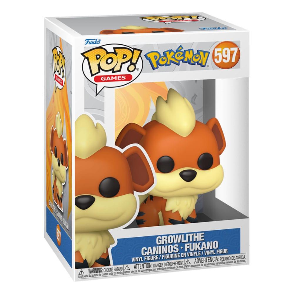 POKEMON - POP Games N° 597 - Growlithe : ShopForGeek.com: Cabezón POP ...