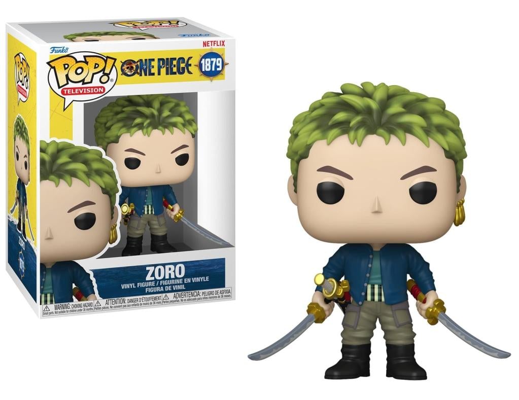 ONE PIECE NETFLIX - POP TV N° 1879 - Zoro : ShopForGeek.com: Cabezón ...