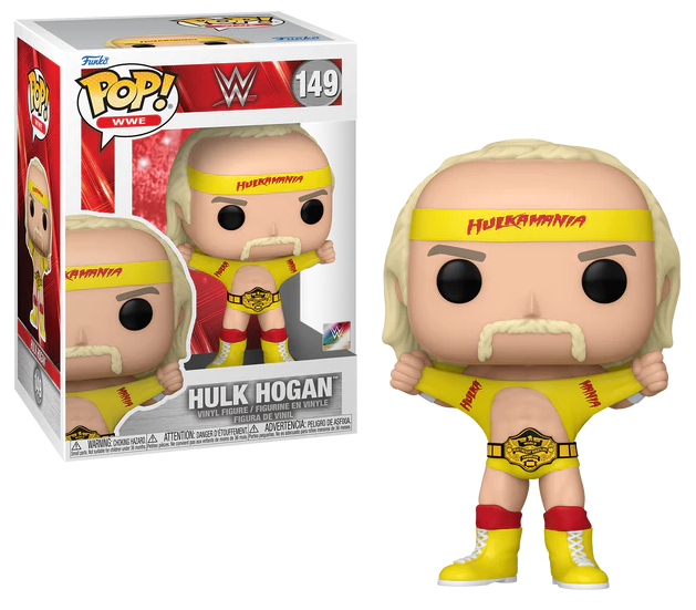 WWE - POP N° 149 - Hulk Hogan : ShopForGeek.com: Bobble Head POP Funko WWE
