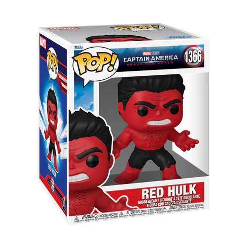 CAPTAIN AMERICA BRAVE NEW WORLD - POP Super 6'' N° 1366 - Red Hulk ...