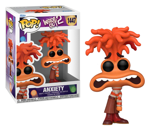INSIDE OUT 2 - POP N° 1447 - Anxiety : ShopForGeek.com: Cabezón POP ...