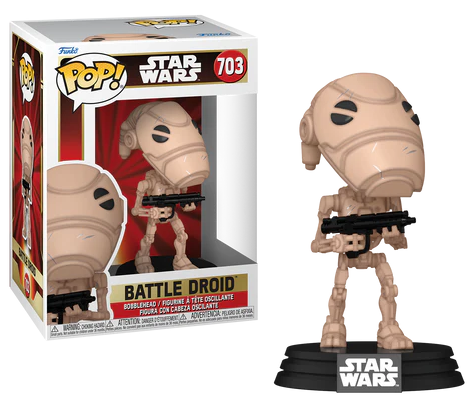STAR WARS 1 - POP Star Wars N° 703 - Battle Droid : ShopForGeek.com ...