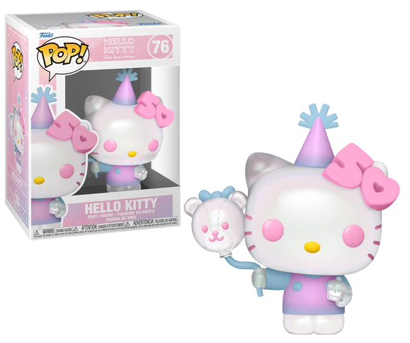 HELLO KITTY 50TH Anniv. - POP Sanrio N° 76 - Hello Kitty with balloon ...