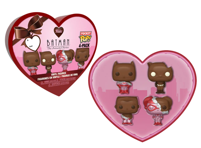 DC - Pocket Pop Keychains 4 Pack- Saint-Valentin (Look Chocolat ...
