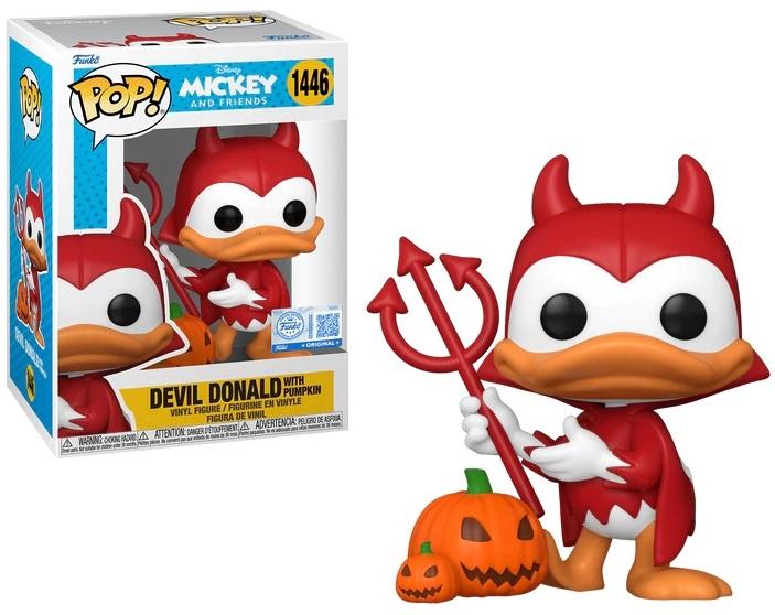 DISNEY - POP N° 1446 - Devil Donald with Chase (Black Light ...