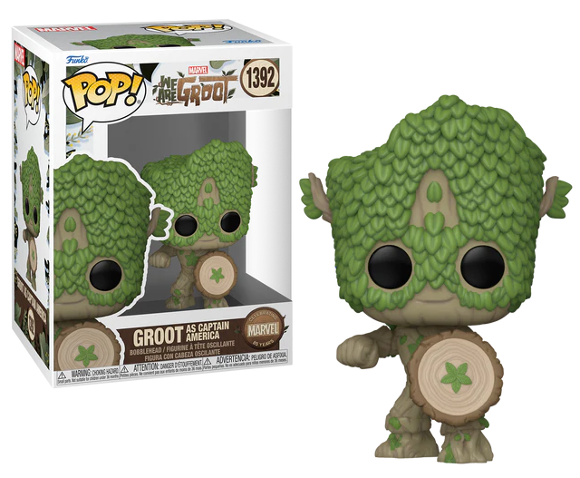 WE ARE GROOT - POP Marvel N° 1392 - Captain America : ShopForGeek.com ...