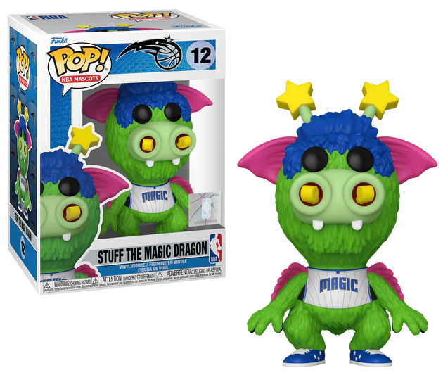 ORLANDO MAGIC - POP NBA Mascots N° 12 - Stuff the Magic Dragon : ShopForGeek.com: Bobble Head ...