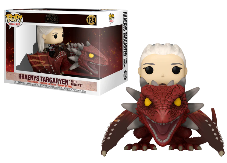 HOUSE OF THE DRAGON - POP Ride DLX N° 124 - Rhaenys avec Meleys ...