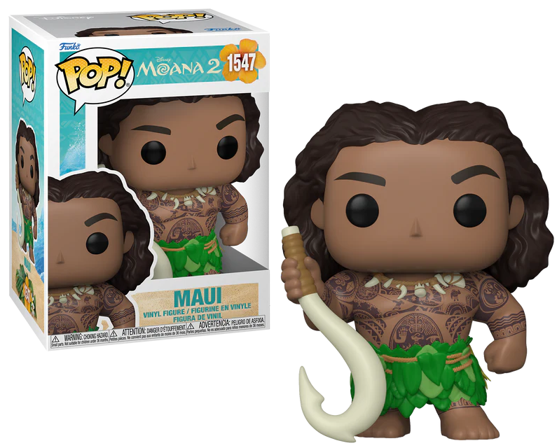 MOANA 2 - POP Disney N° 1547 - Maui : ShopForGeek.com: Bobble Head POP ...